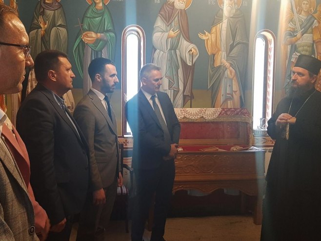 Milić razgovarao sa Davidovićem; Delegacije posjetile i manastir Rmanj ...